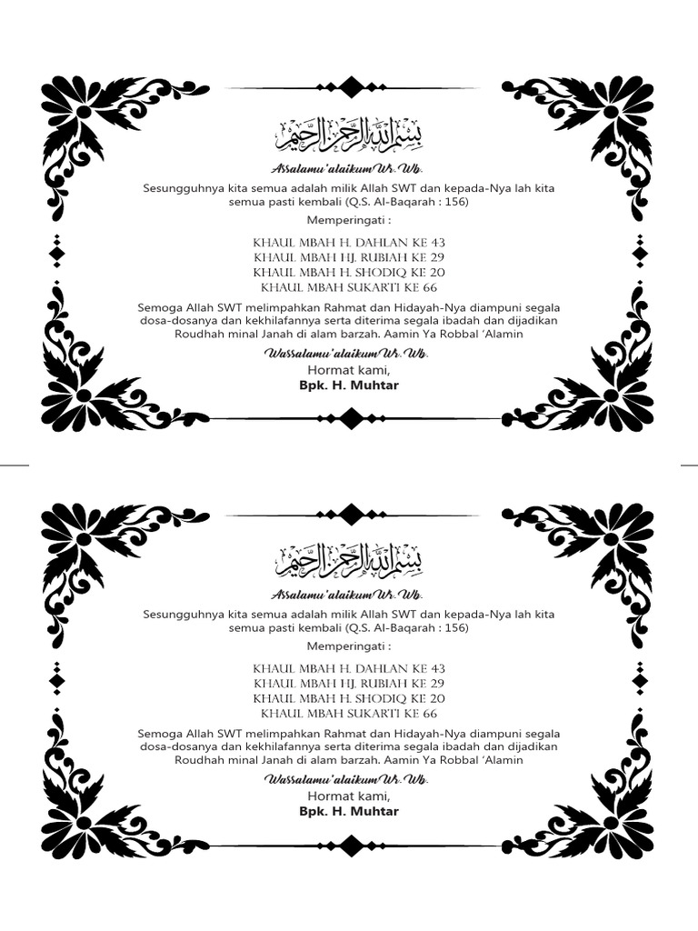 TUTUP BERKAT 2024 | PDF