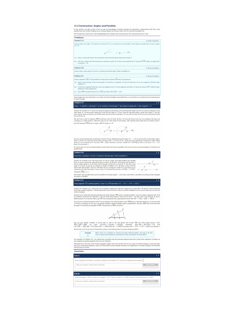 AOPS Introduction to Geometry Ch5 | PDF