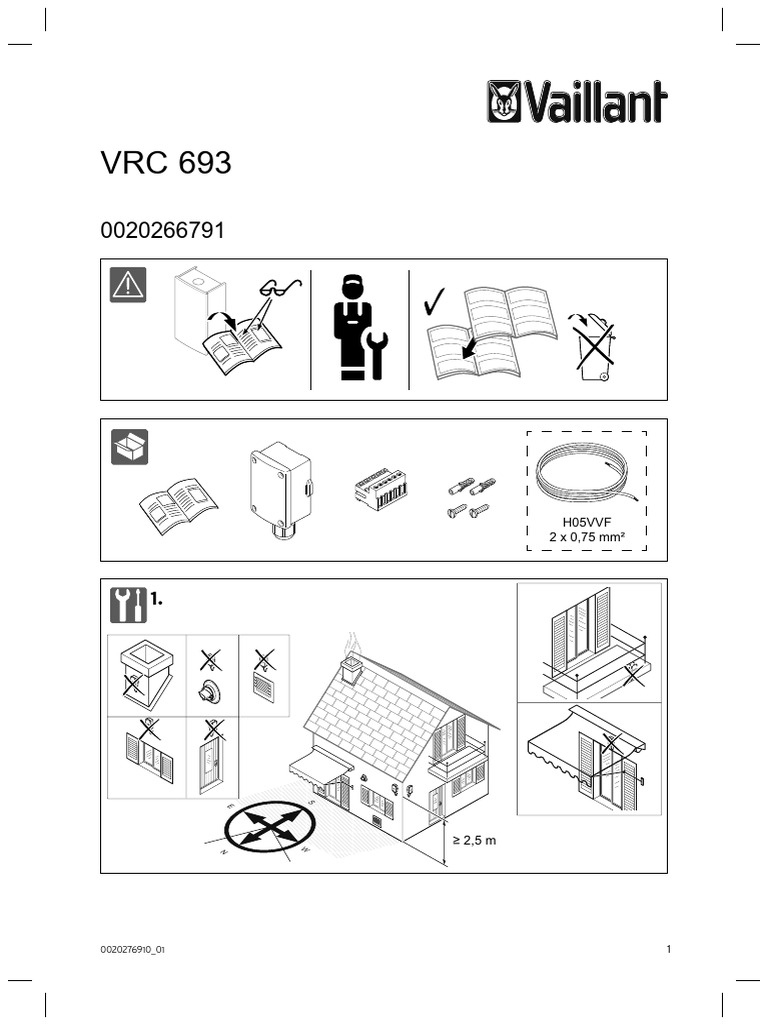 VRC 693 Vanjski Senzor | PDF