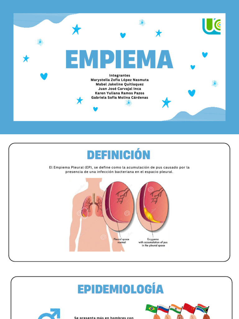 Empiema | PDF | Neumonía | Inflamación