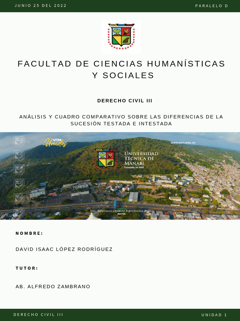 Análisis Sucesión Testada e Intestada | PDF | Intestacy | Herencia