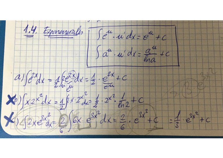 Integrales Exponenciales | PDF