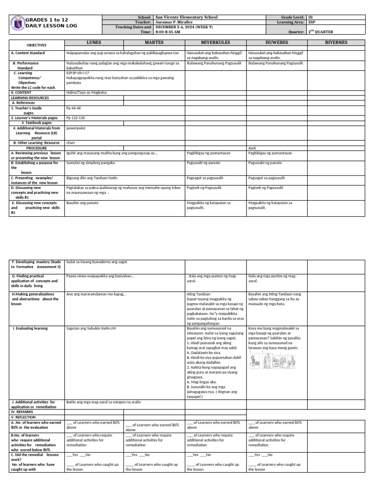 DLL_ESP 3_Q2_W10 | PDF