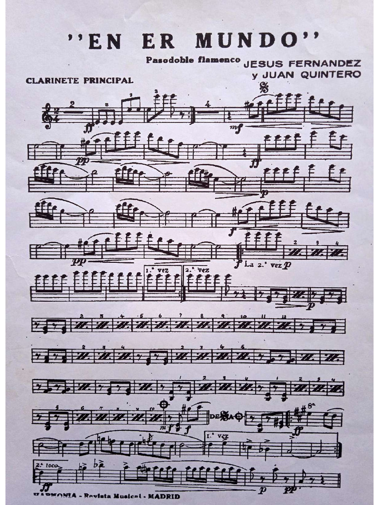 02 en Er Mundo Clarinetes | PDF