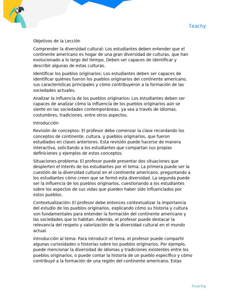 Generador de Plan de clase - 3_12_2024 | PDF | Maestros | Sociedad