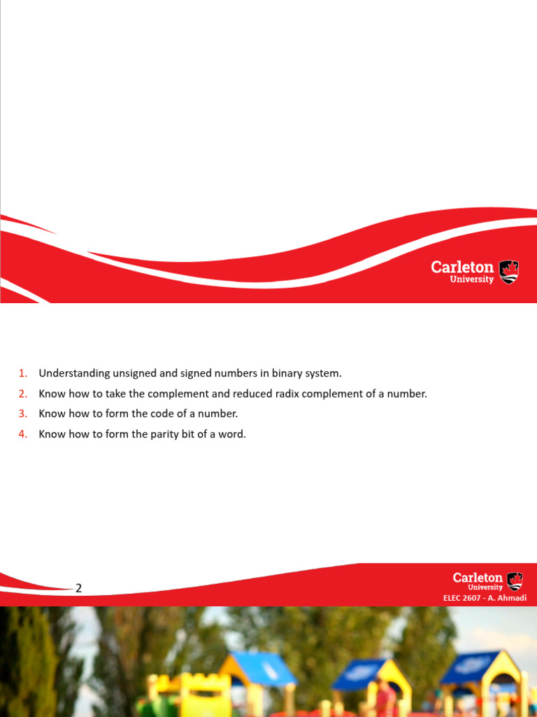 ELEC2607 - Slides2 - Digital Systems and Binary Numbers 2 | PDF ...