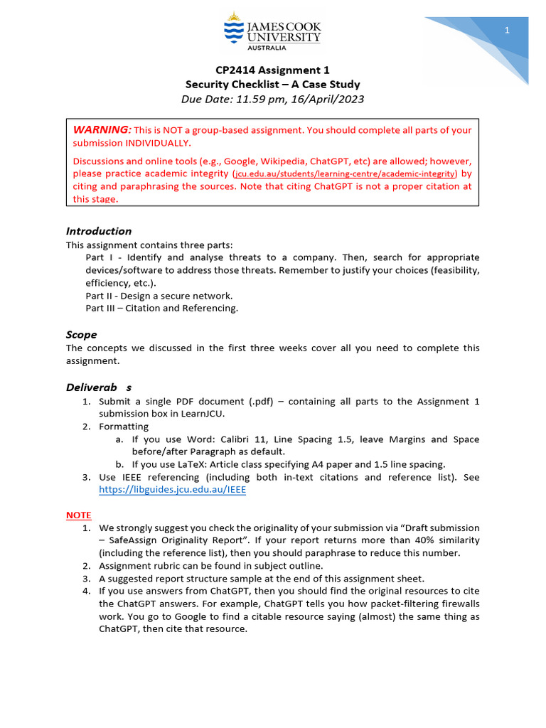 Cybersecurity Analysis for TheSleepyheads | PDF | Network Security ...