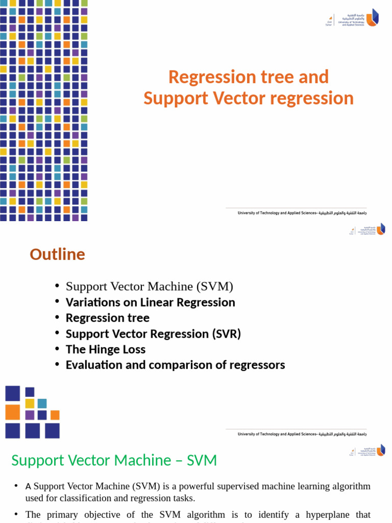 Lecture_8_Zainab (1) | PDF | Support Vector Machine | Regression Analysis