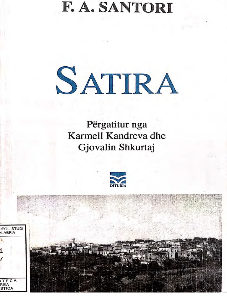 Kandreva-Shurtaj (Eds.), Santori, Satira | PDF