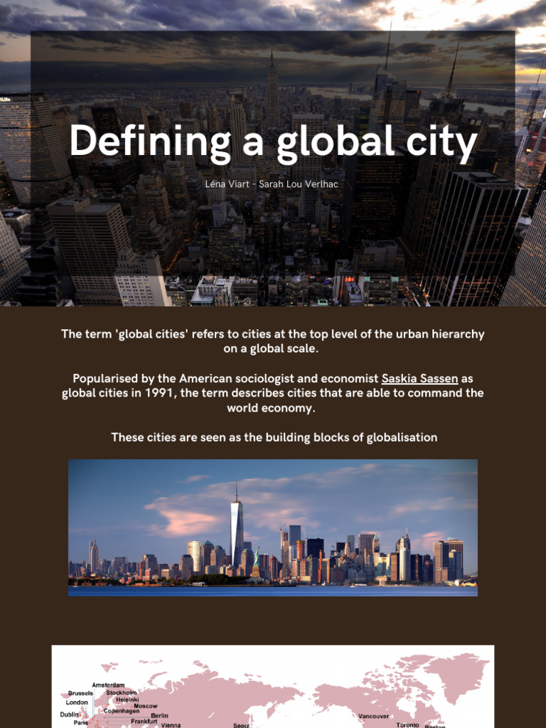 Characteristics and Challenges of Global Cities | PDF | Economies