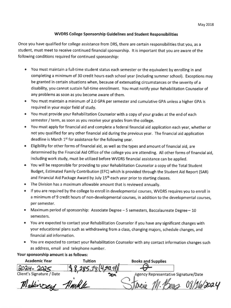 MH 24-25 College Sponsorship | PDF