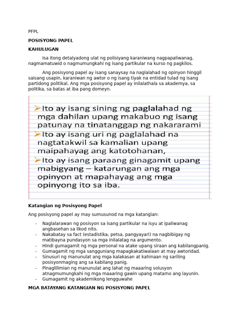 PFPL 2nd Quarter | PDF