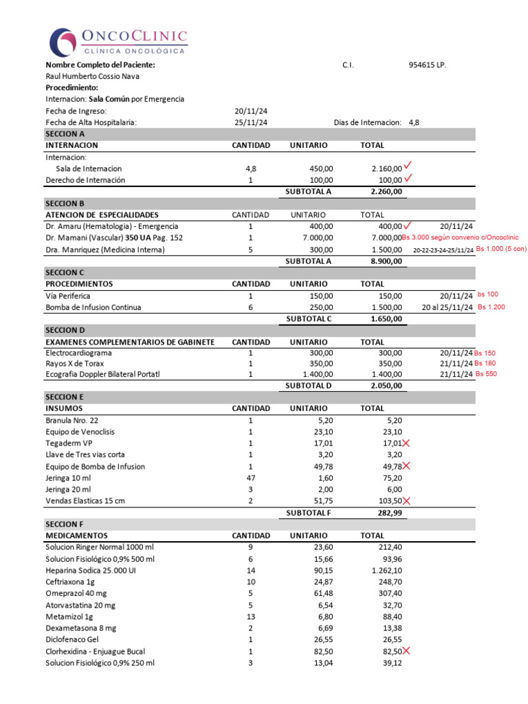 Liq - Raul Humberto Cossio Nava 2 | PDF | Especialidades Medicas ...