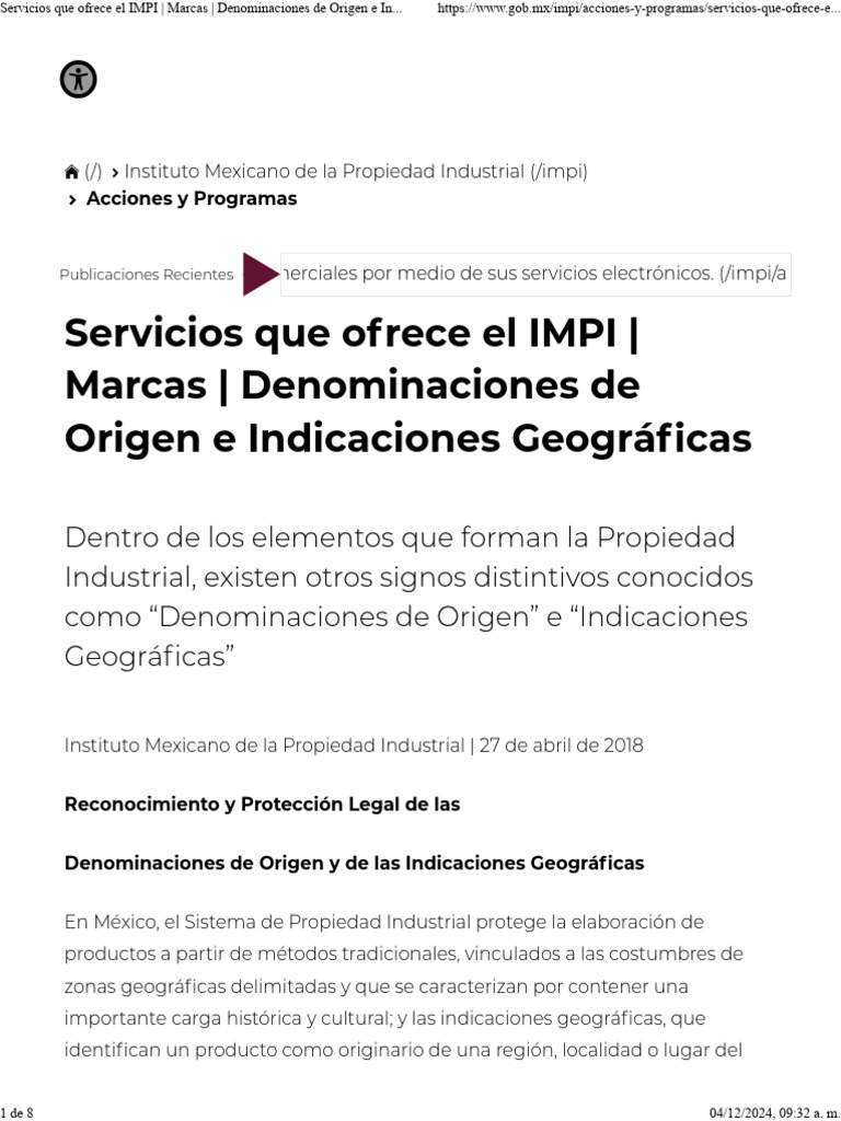 IMPI | PDF | Economias