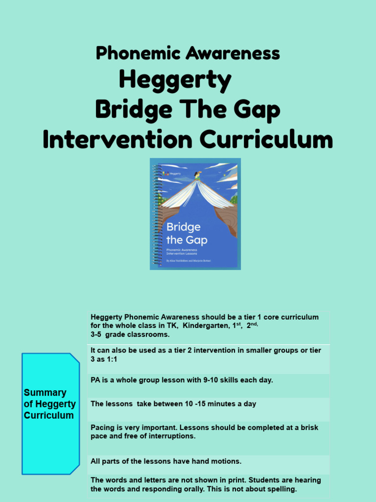 SLP Heggerty Hand Motions | PDF | Phoneme | Curriculum