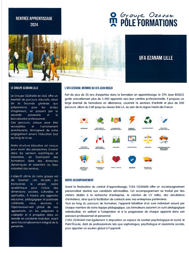 Plaquette UFA Ozanam | PDF