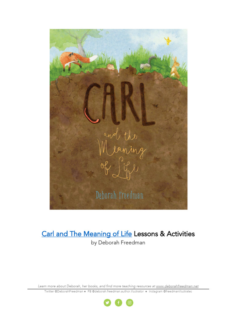 CARL AND THE MEANING OF LIFE Lesson Ideas | PDF