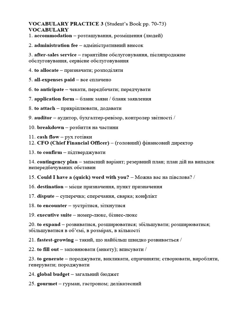Unit 5 Voc Practice 3 | PDF