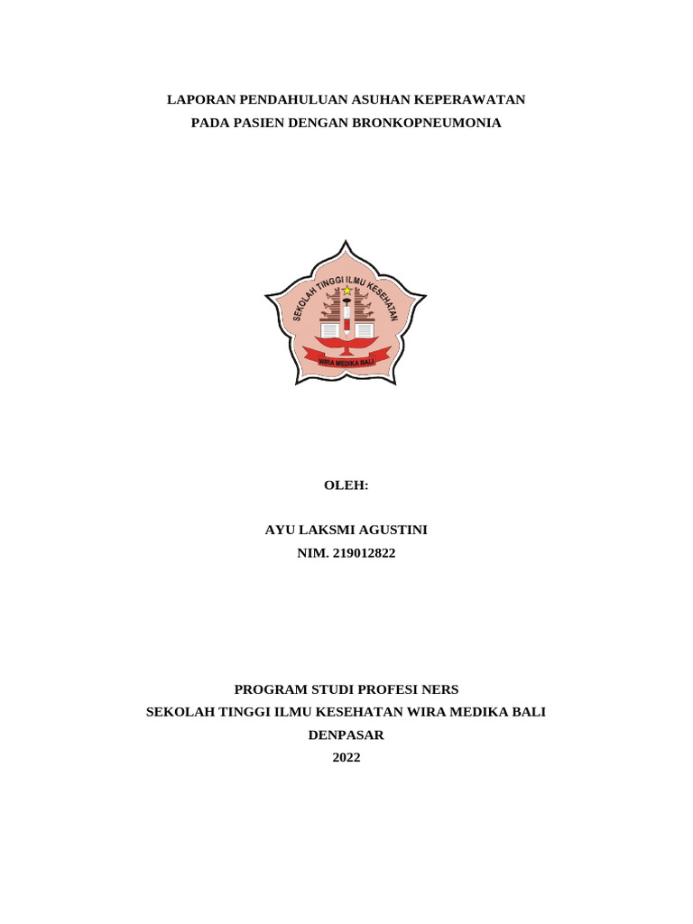 LP-KepAnak-1-Bronchopneumonia_Ayu-Laksmi-Agustini | PDF