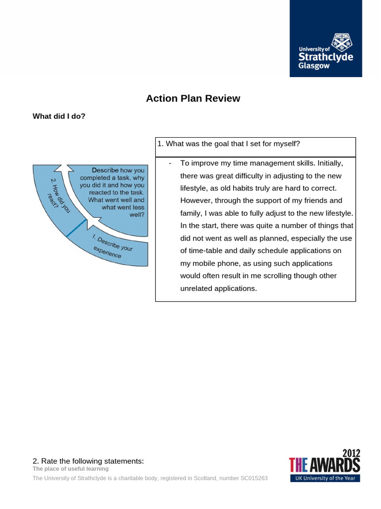 Action Plan Review Semester 2 only | PDF | Goal | Learning