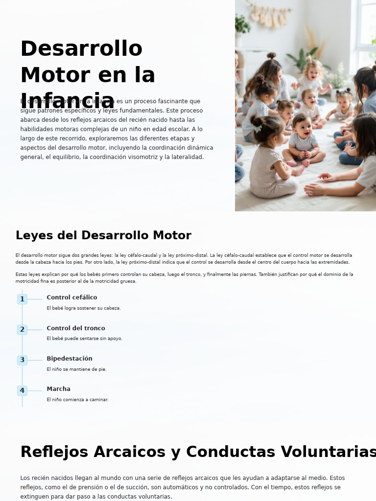 Tema 6. Desarrollo Neuromotor | PDF | Aprendizaje