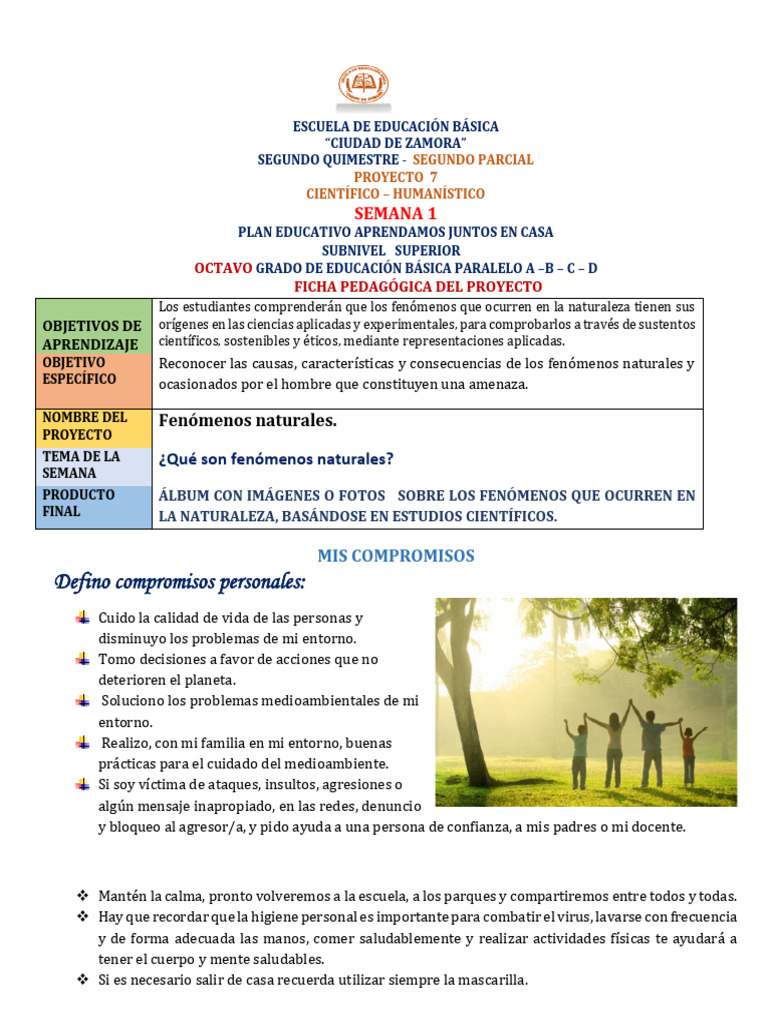 Octavo Proyecto 7 Semana 1 | PDF | Clima | Desierto