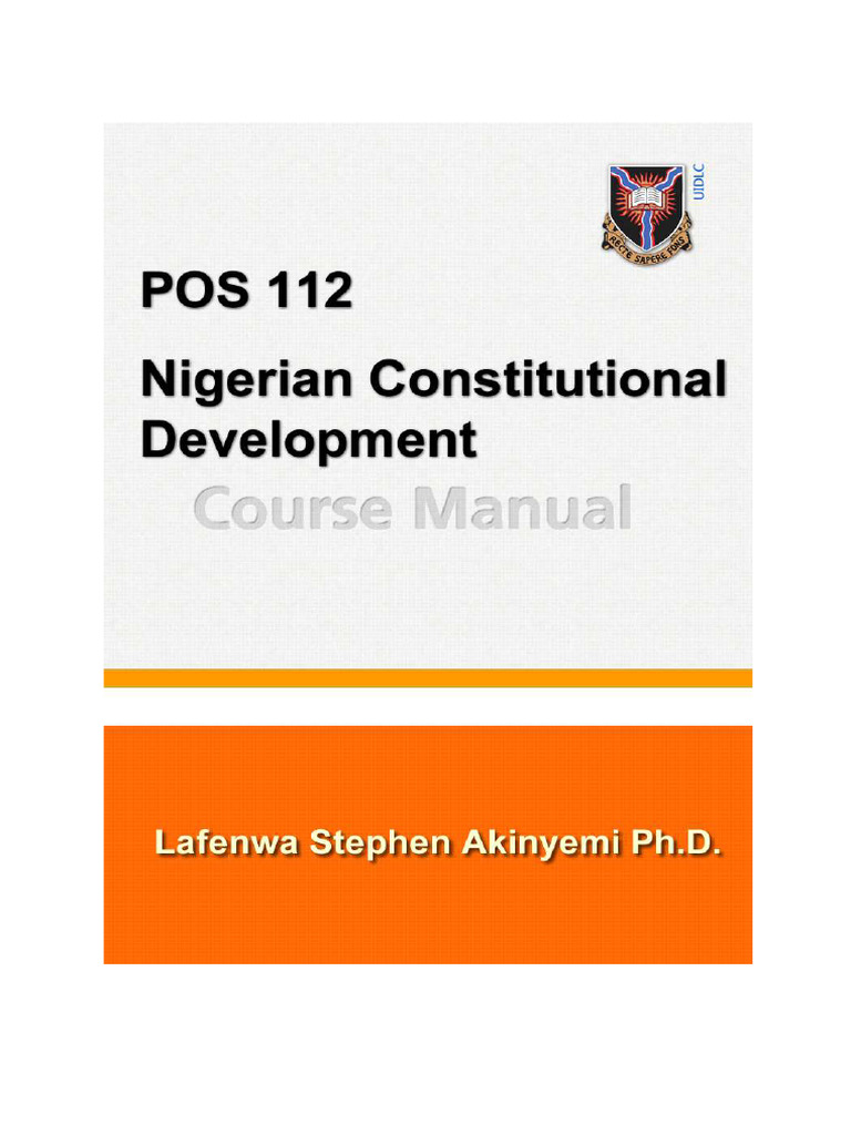 Pos 112 | PDF | Constitution | Distance Education