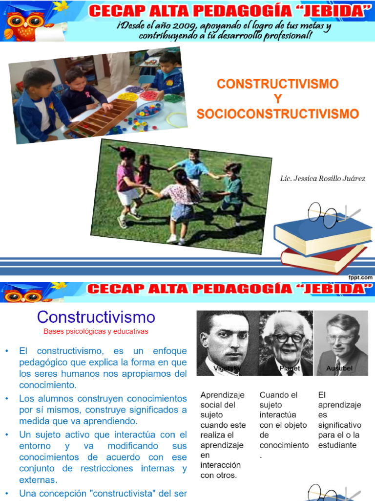 Constructivismo y Socioconstructivismo | PDF