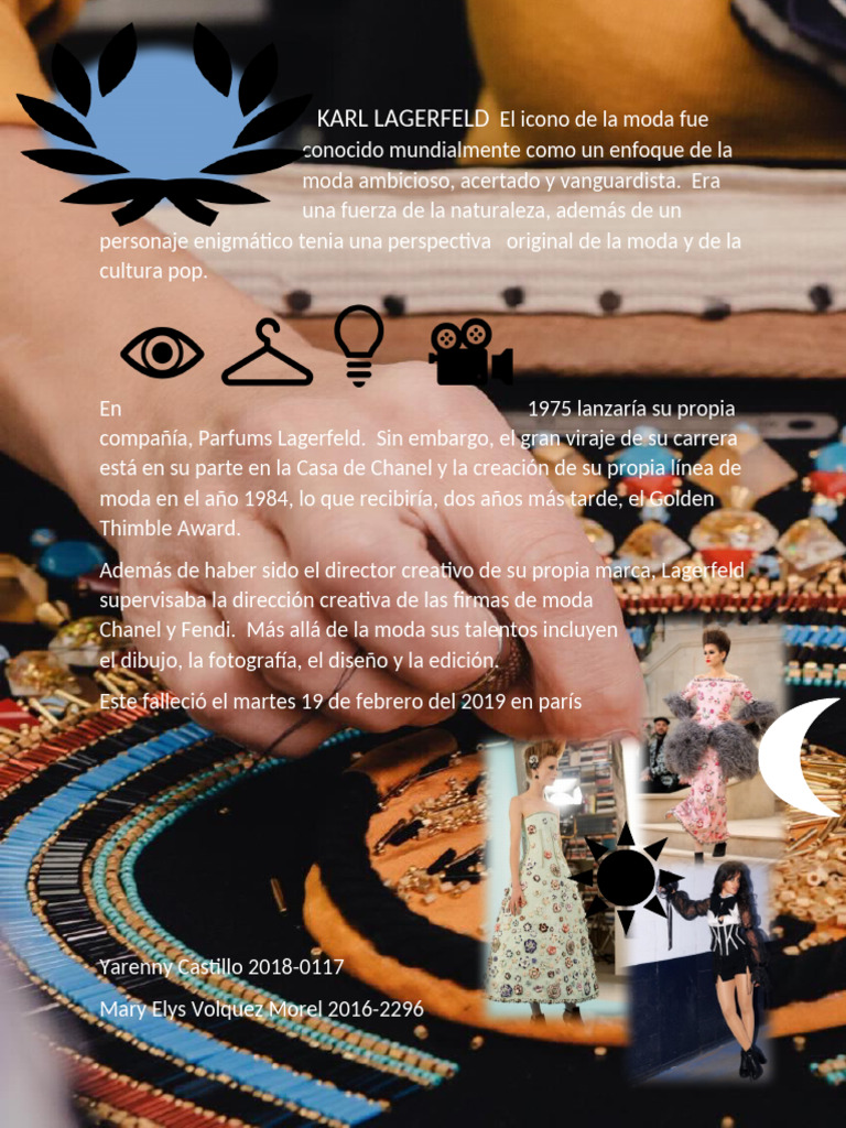 Karl Lagerfeld: Icono de la Moda y Creatividad | PDF