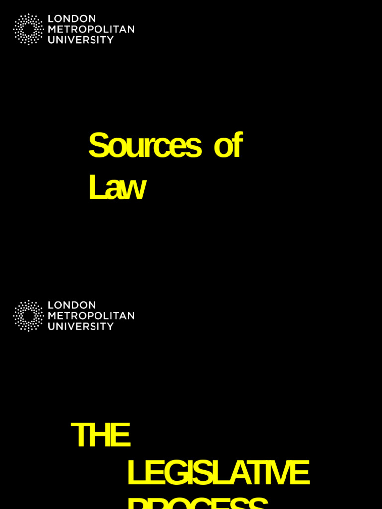 English Legal System Part 3 the Legislative Process 2024 | PDF | House ...