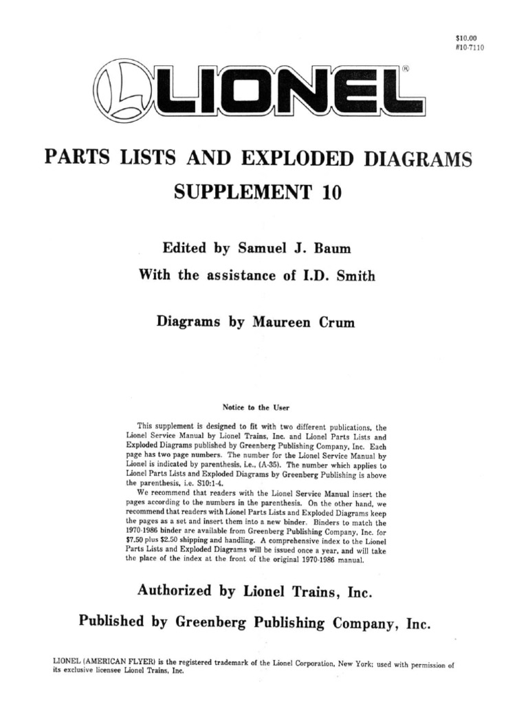 Manual Trenes Lionel | PDF