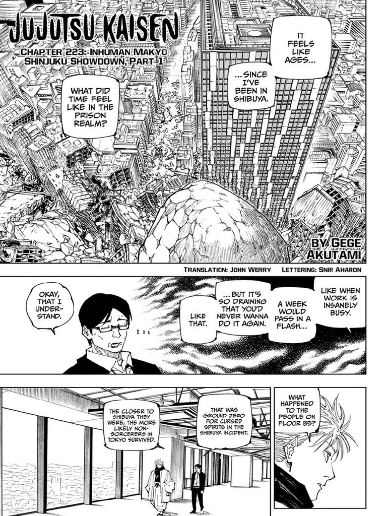 JJK Chapter 223 | PDF