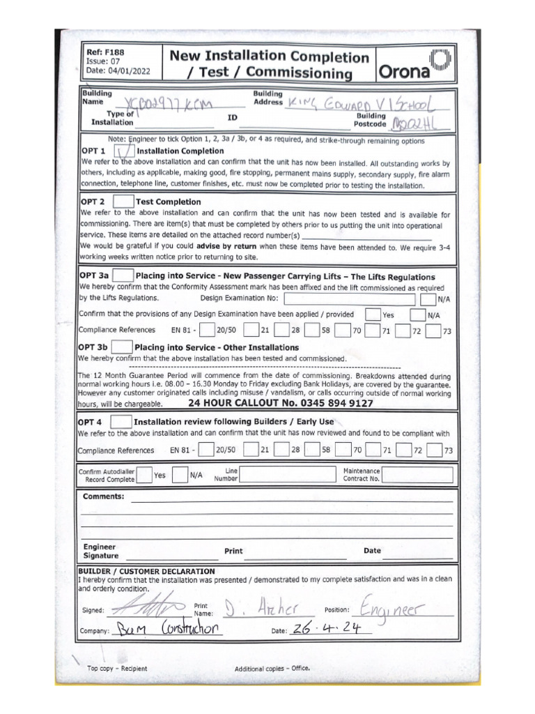 king Edward F188 | PDF