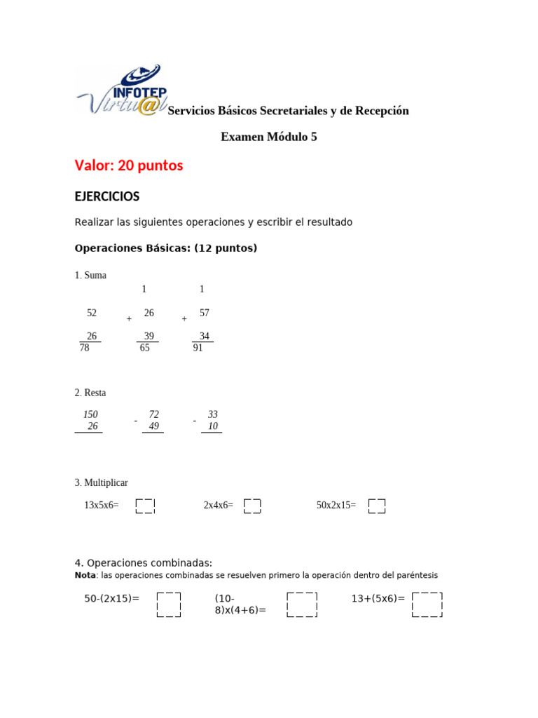 Examen Modulo 4 | PDF