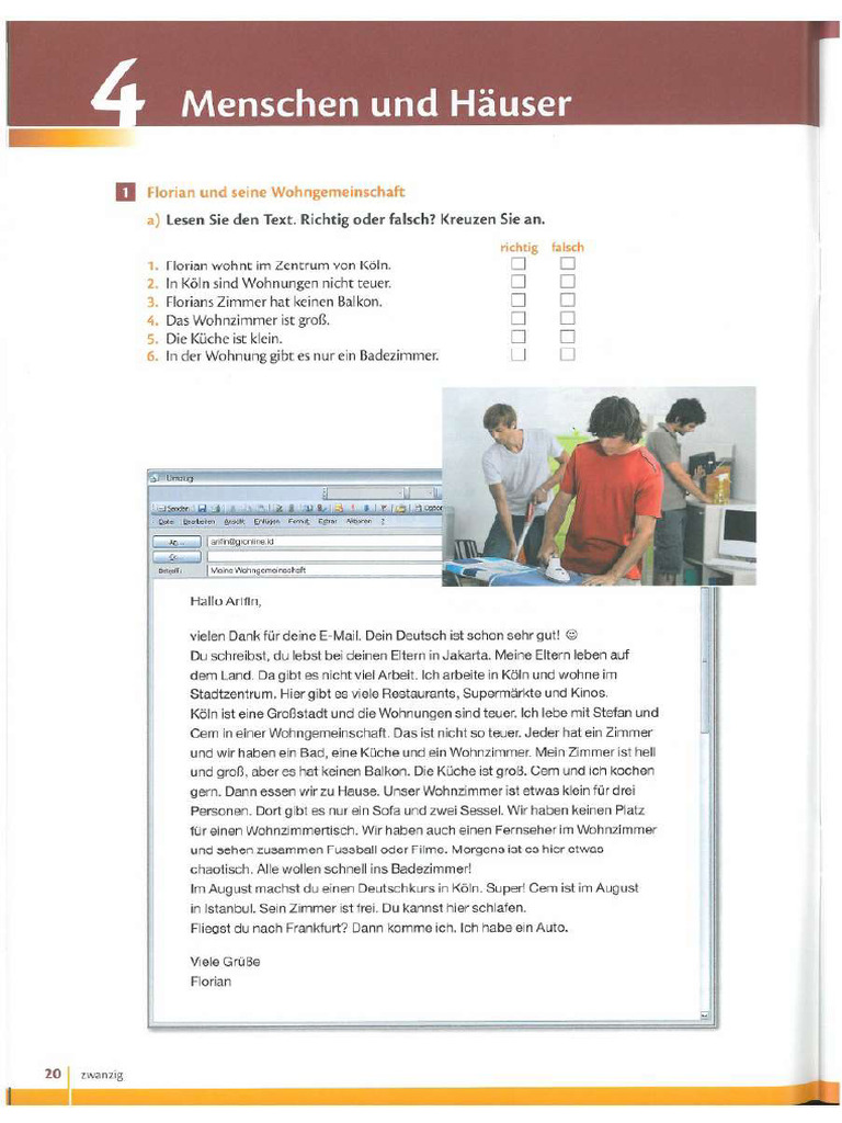 Unidad 4 Aleman Vivienda WK | PDF
