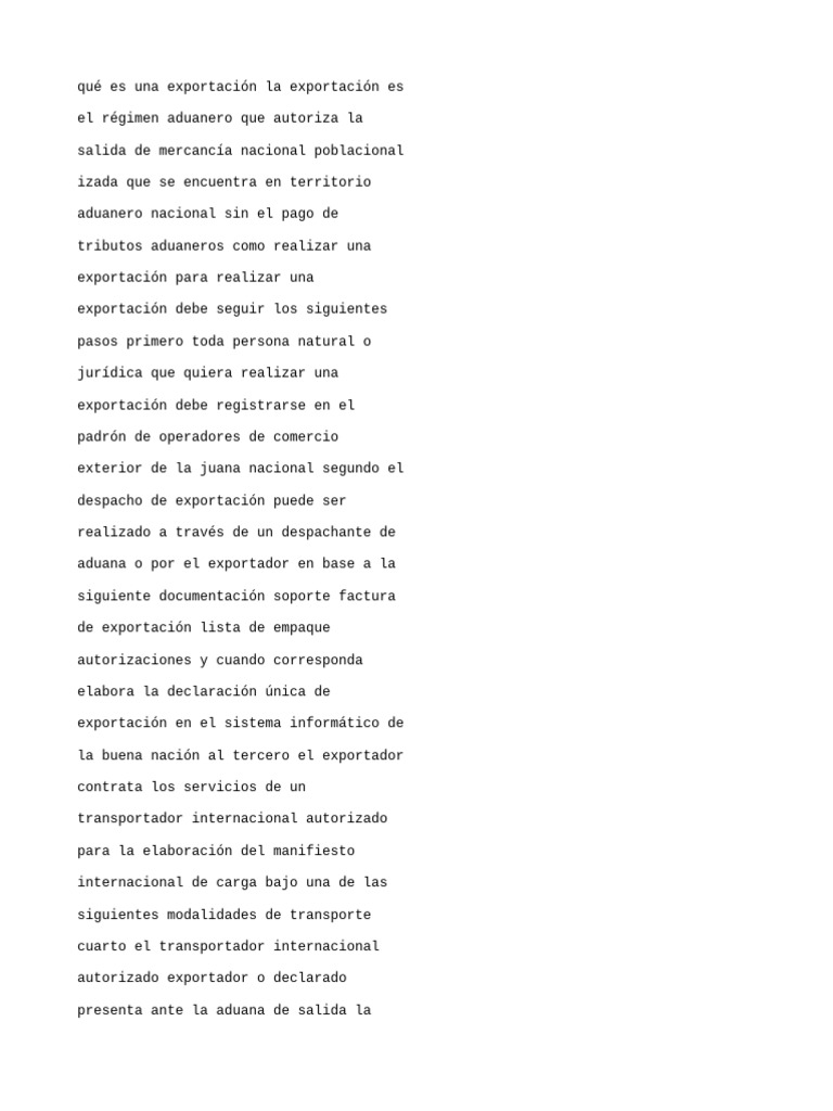(Spanish (Auto-Generated) ) EXPORTACIÓN (DownSub - Com) | PDF
