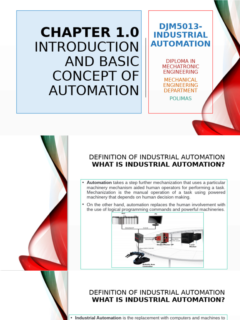 Chapter 1introduction And Basic Concept Of Automation 4 Pdf Automation Rotation