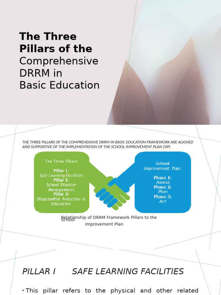 Three Pillars of DRRM | PDF | Disaster Risk Reduction | Emergency Management
