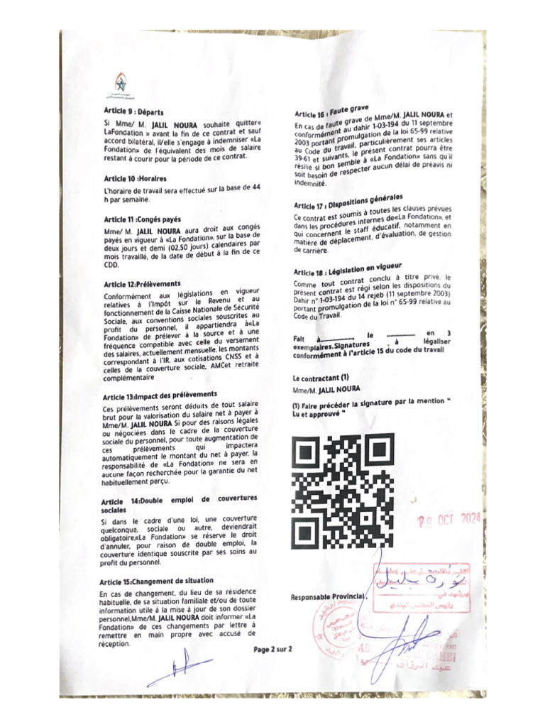 Article 9 Départs | PDF