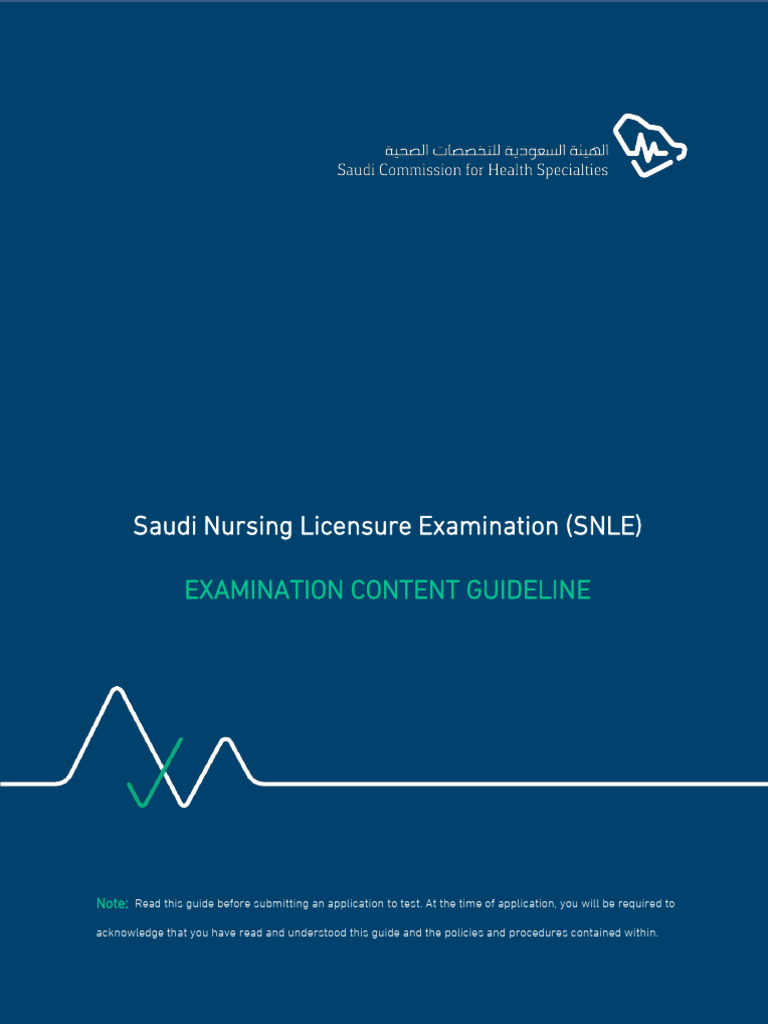 SNLE Exam Content and Guidelines | PDF | Surgery | Nursing