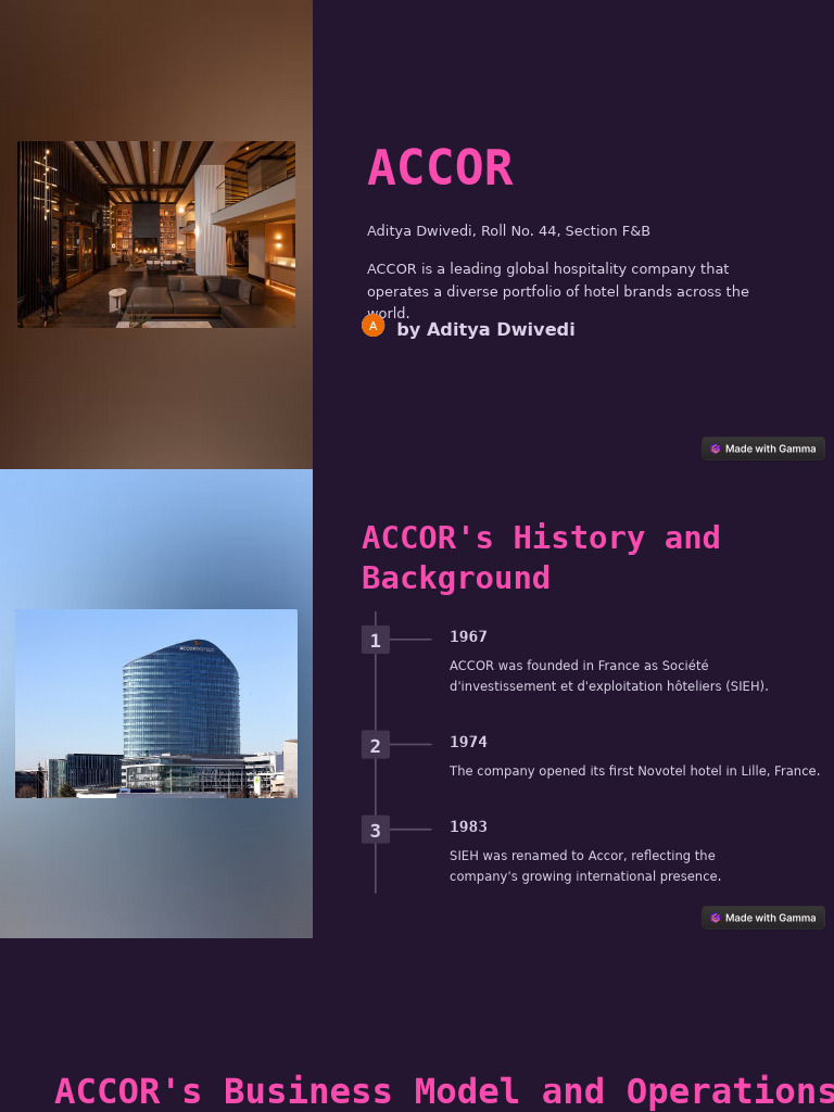 ACCOR | PDF | Business | Economies
