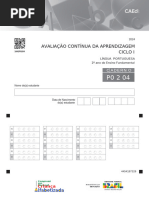 Prova Parana 1ed 2025 2ano Cad1 LP Aplicador | PDF