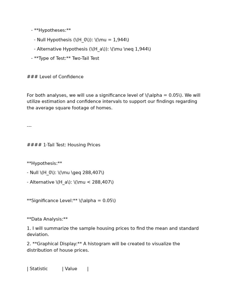 Project 2 Math | PDF | Hypothesis | Null Hypothesis