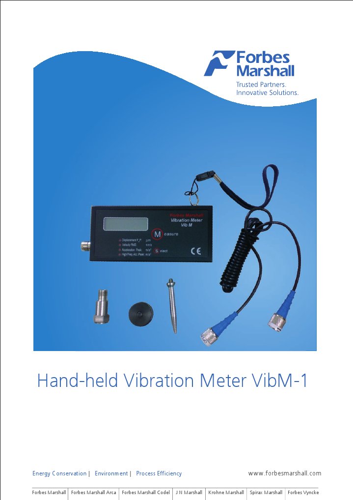 Hand-Held Vibration Meter Vibm-1 | PDF | Accelerometer | Applied And ...