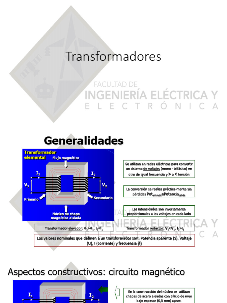 01 Transformadores | PDF | Transformador | Inductor