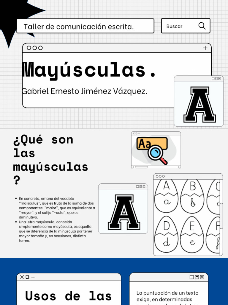 Uso de Las Mayusculas | PDF