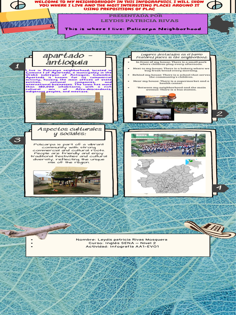 Infografia de Mi Barrio | PDF