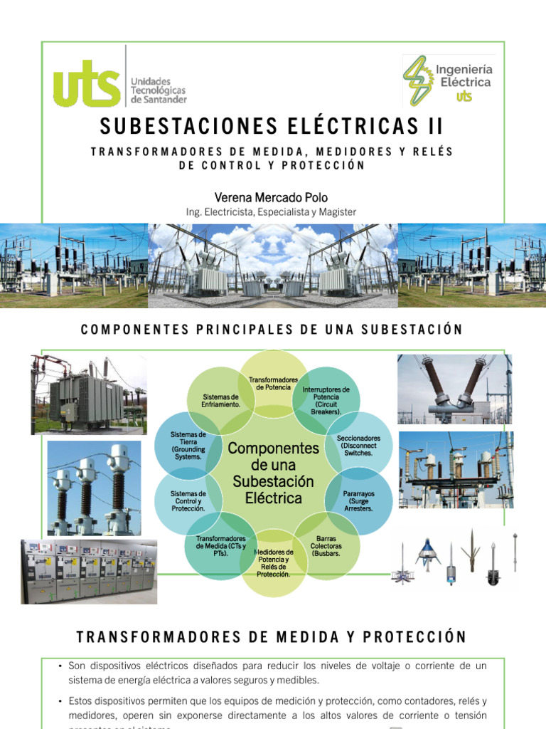 Clase 10. Trafos de Medida, Medidores y Reles | PDF | Relé | Transformador