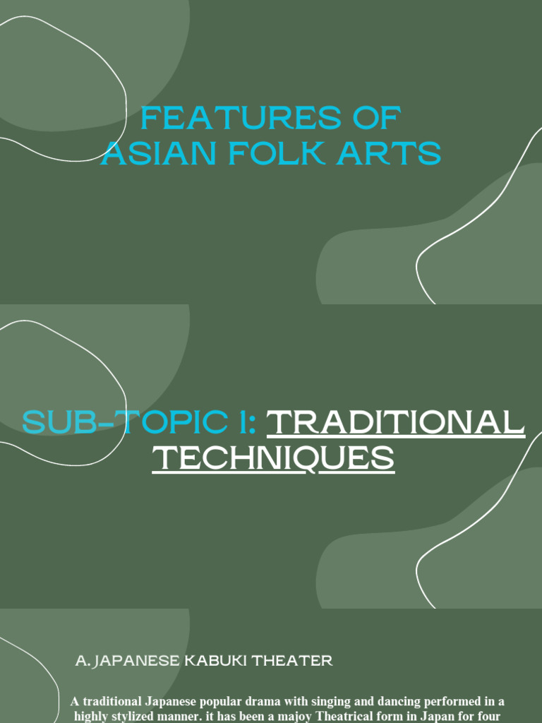 Key Features of Asian Folk Arts | PDF | Performing Arts