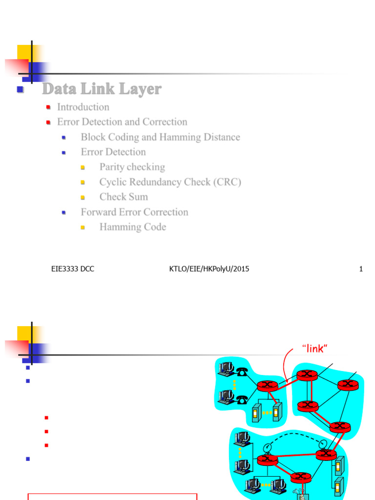 Dcc2015s1 Lecture03 Pdf Error Detection And Correction